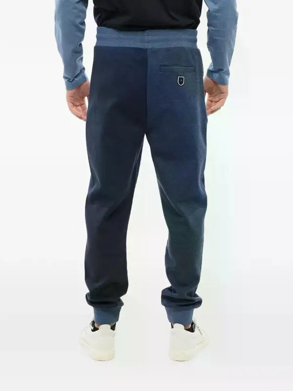 EDEN PARK Two-tone Drawstring-waist Track Pants