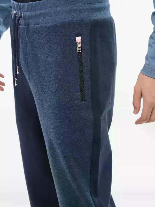 EDEN PARK Two-tone Drawstring-waist Track Pants