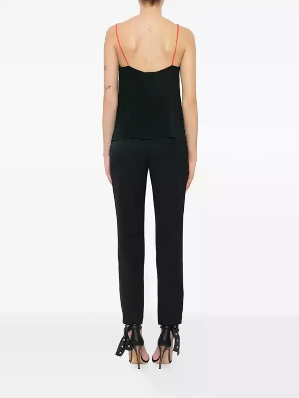 LANVIN Colour-block Silk Top