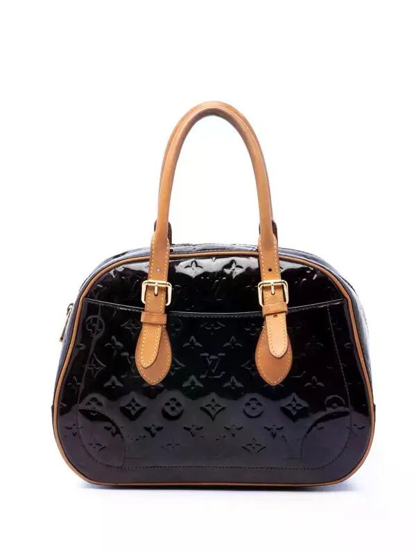 LOUIS VUITTON 2000-2026 Monogram Vernis Summit Drive Handbag - Purple