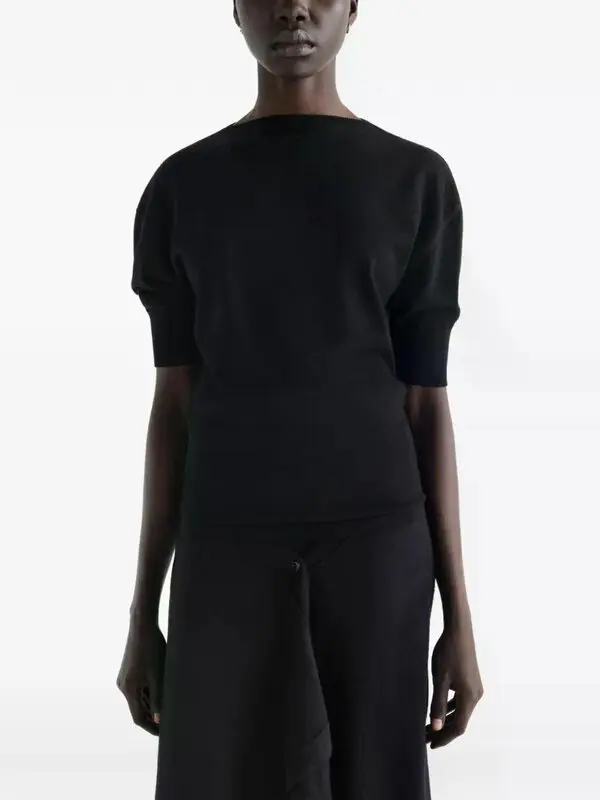 LEMAIRE Short-sleeve Fine Merino Wool Sweater