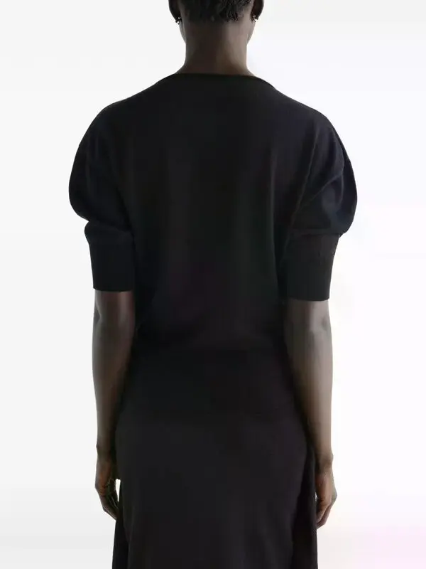LEMAIRE Short-sleeve Fine Merino Wool Sweater