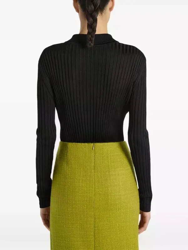 Balmain Buttoned Ribbed-knit Cardigan
