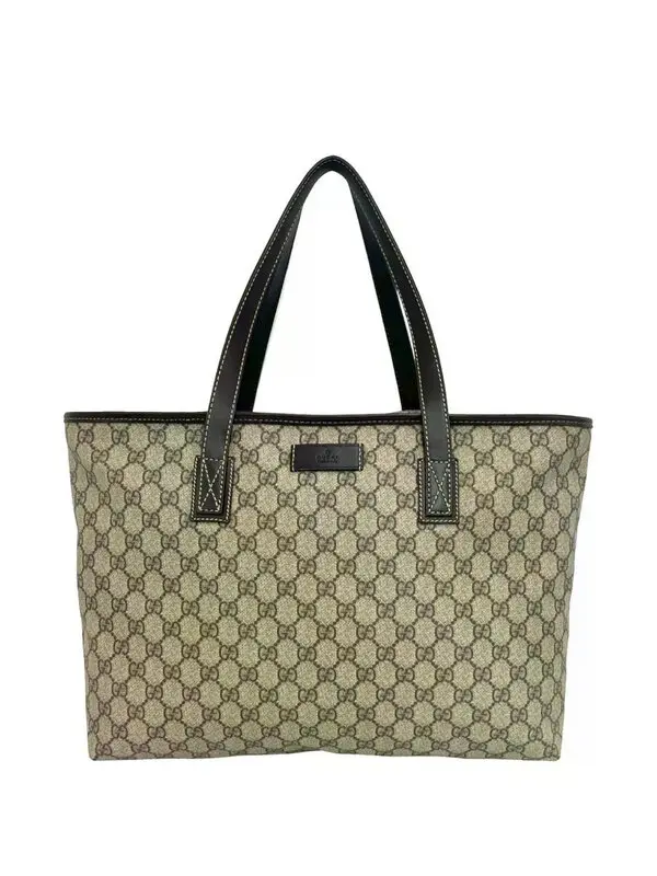 Gucci 2000-2015 Medium Gg Supreme Tote Bag - Neutrals