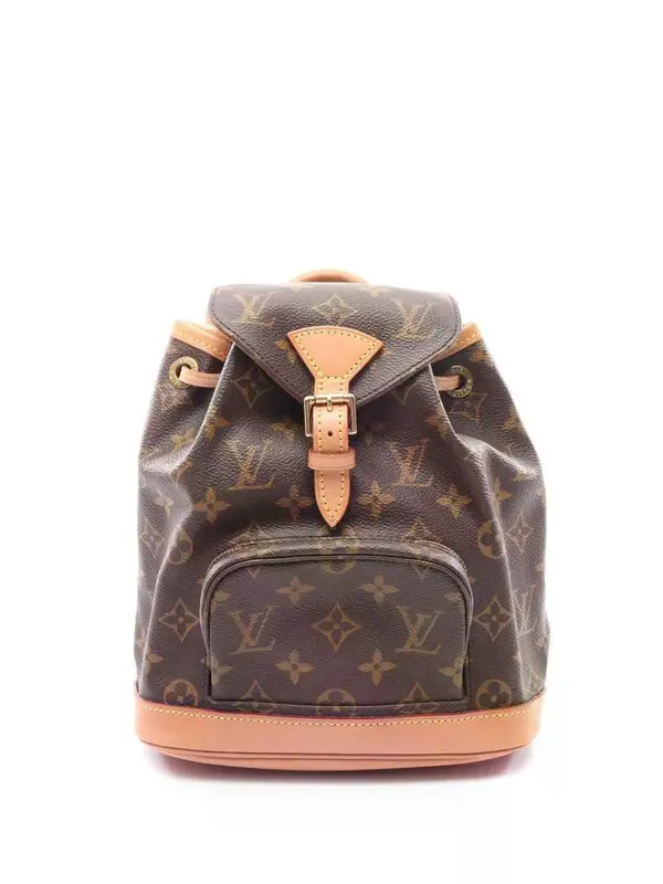 LOUIS VUITTON 1999 Monogram Mini Montsouris Backpack - Brown