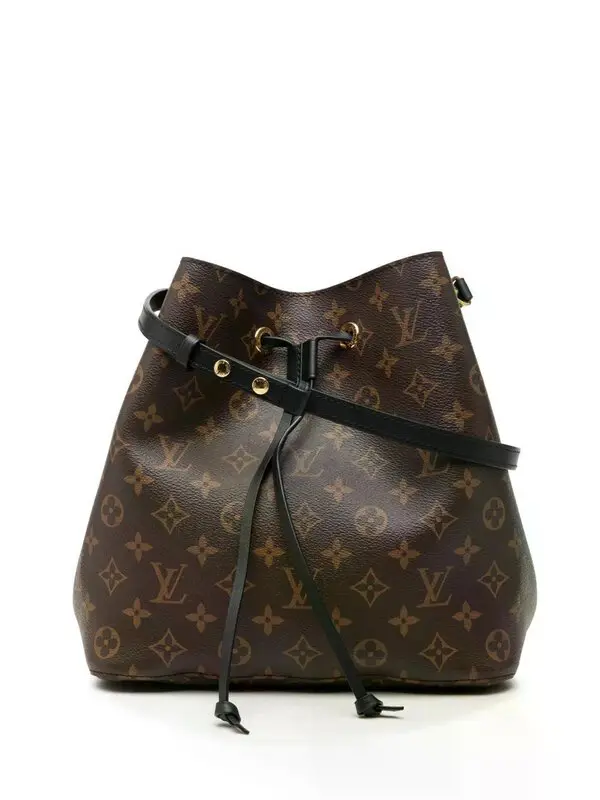 LOUIS VUITTON 2018 Monogram Neonoe Mm Bucket Bag - Black