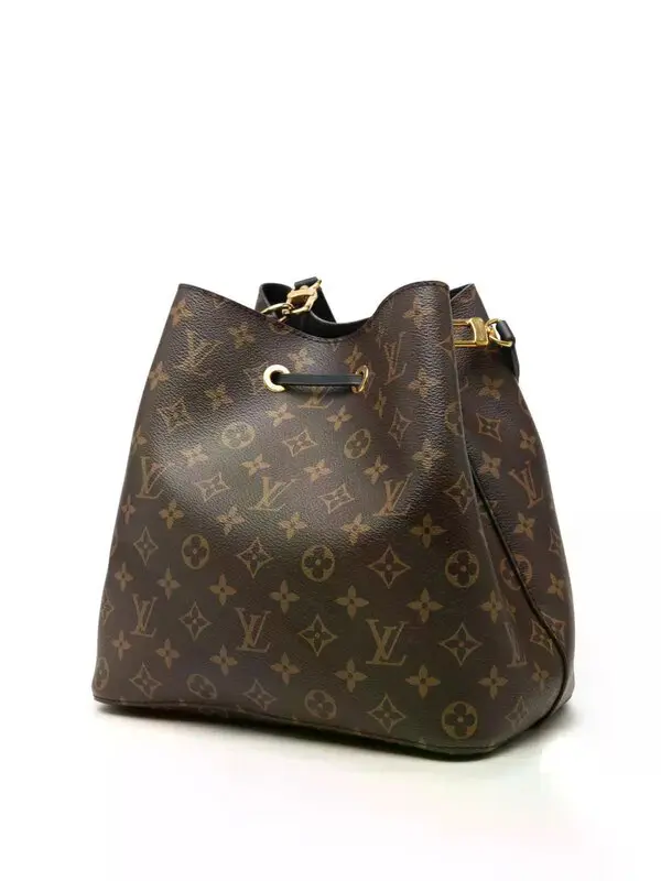LOUIS VUITTON Monogram Neonoe Mm Bucket Bag - Black