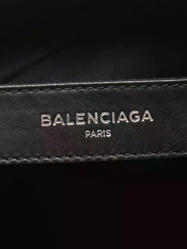 Balenciaga Canvas Navy Clip M Clutch Bag
