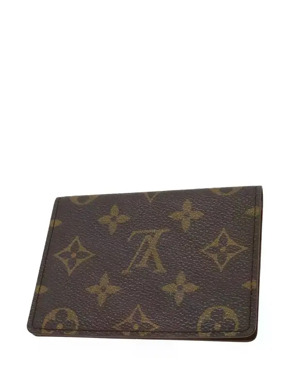 LOUIS VUITTON 1994 Monogram Porte 2 Cartes Vertical Card Holder