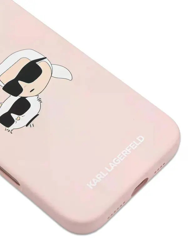 Karl Lagerfeld Ikonik Karl Choupette Iphone Case