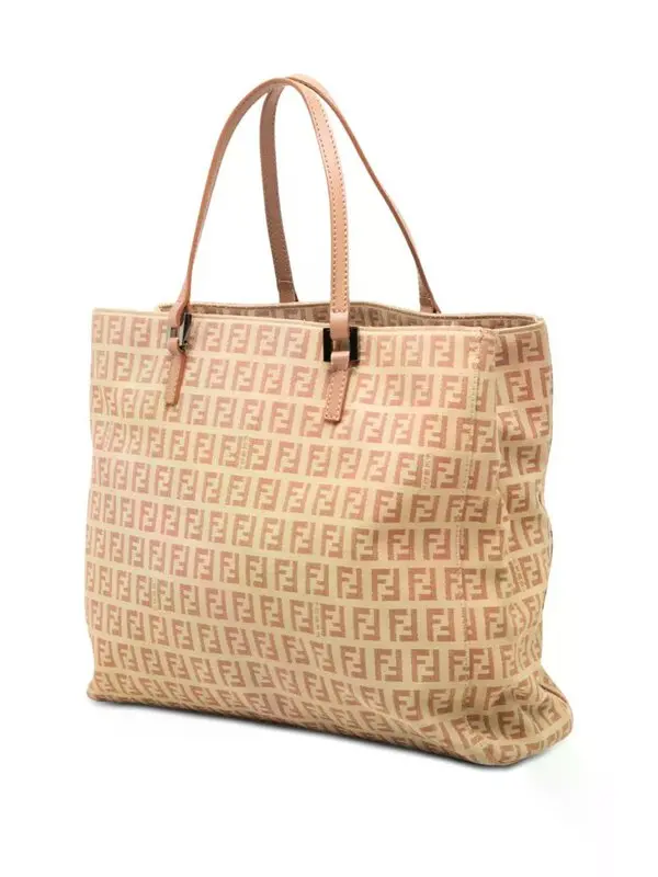 Fendi Zucchino Canvas Tote Bag