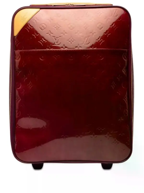 LOUIS VUITTON 2008 Monogram Vernis Pegase 45 Travel Bag - Red