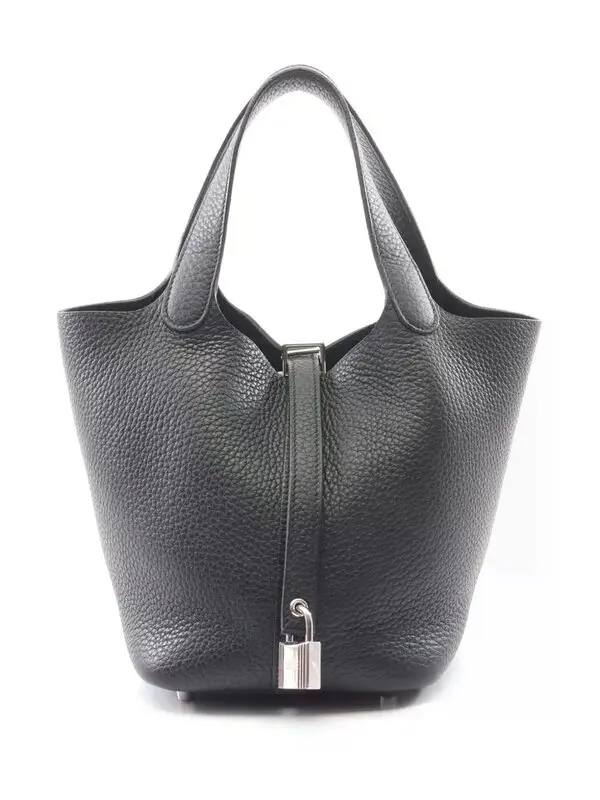 Hermès 2025 Clemence Picotin Lock 18 Handbag - Black
