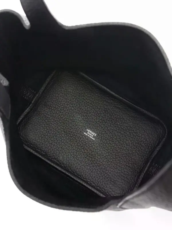 Hermès Clemence Picotin Lock 18 Handbag - Black