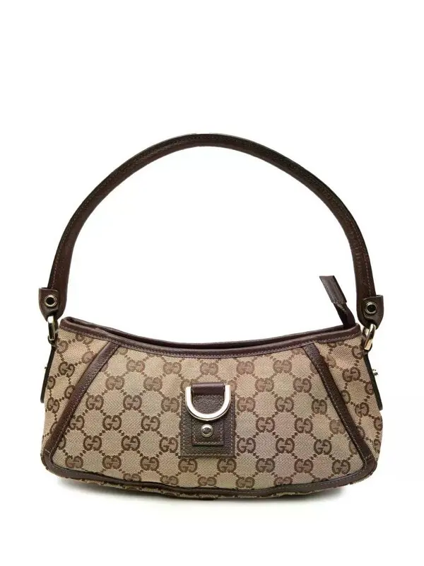 Gucci 2000-2015 Gg Canvas Abbey D Ring Pochette Handbag - Neutrals