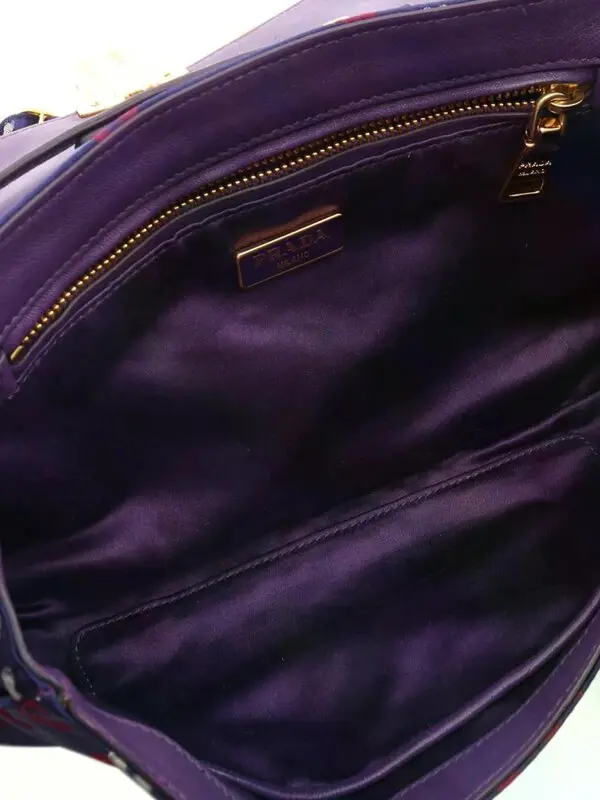 Prada Tessuto Stampato Chain Crossbody Bag