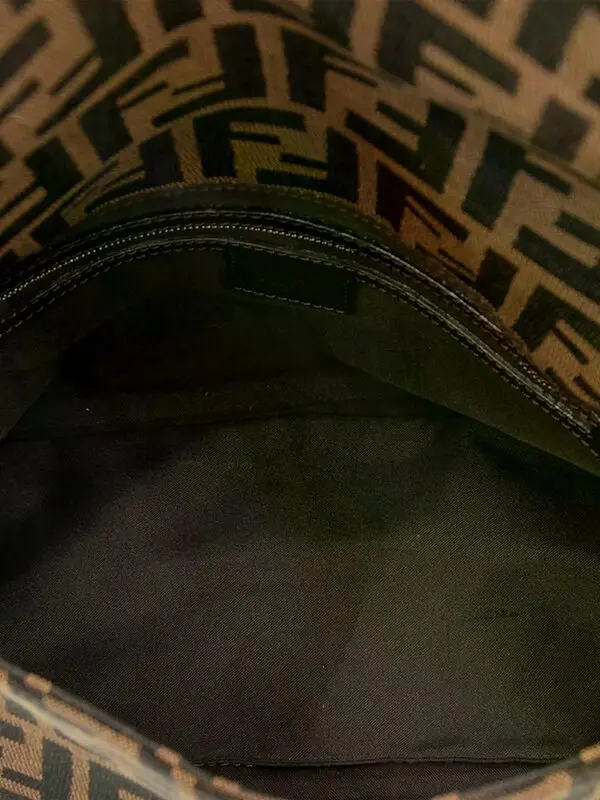 Fendi Zucca Canvas Mamma Forever Shoulder Bag