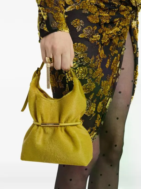 Balmain Sphynx Mini Bag In Pony-effect Leather