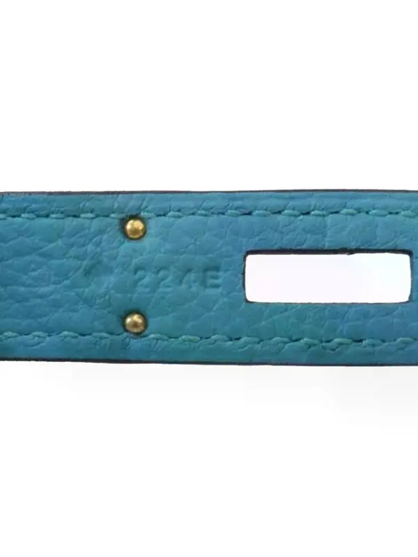 Hermès 30cm Togo Leather Birkin Retourne Handbag - Blue