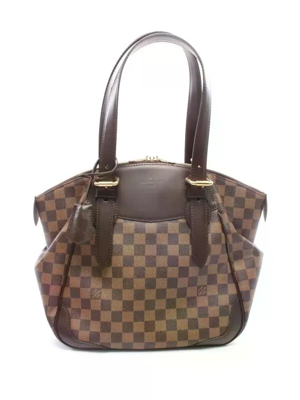 LOUIS VUITTON 2010 Damier Ebene Verona Mm Shoulder Bag - Brown