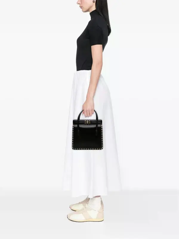 Valentino Garavani Leather Rockstud Handbag