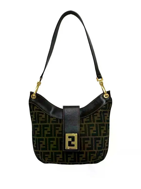 Fendi 20th Century Zucca Canvas Shoulder Bag - Brown