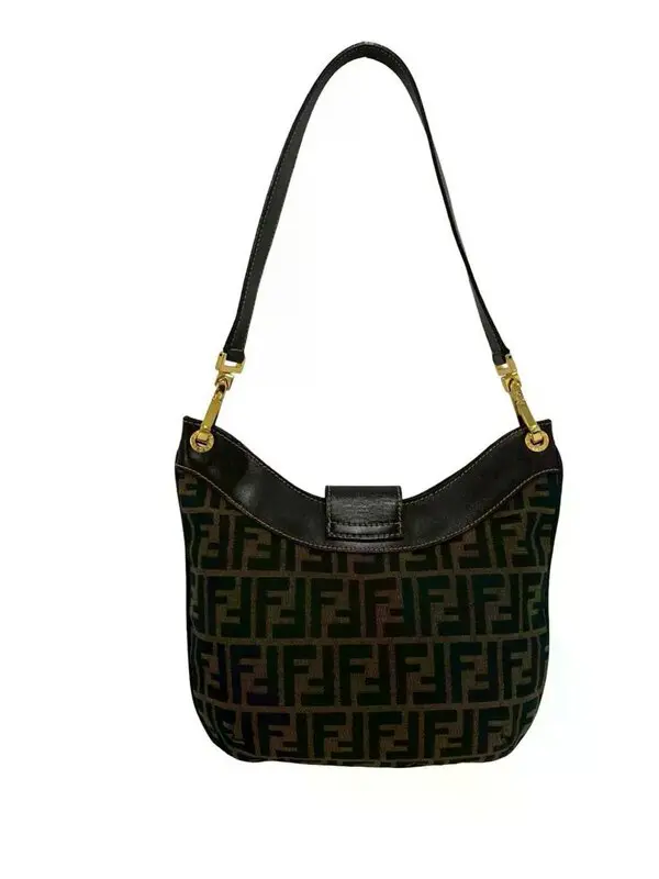 Fendi 20th Century Zucca Canvas Shoulder Bag