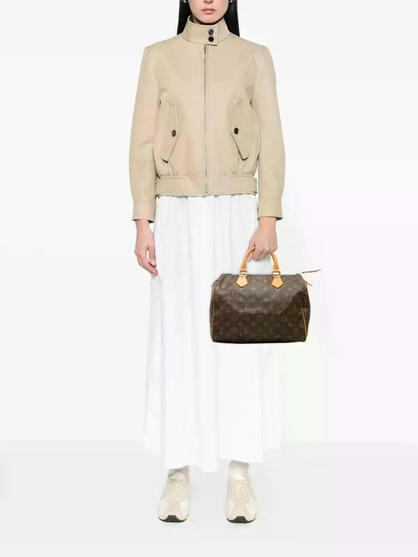 LOUIS VUITTON Monogram Speedy 30 Boston Bag - Brown