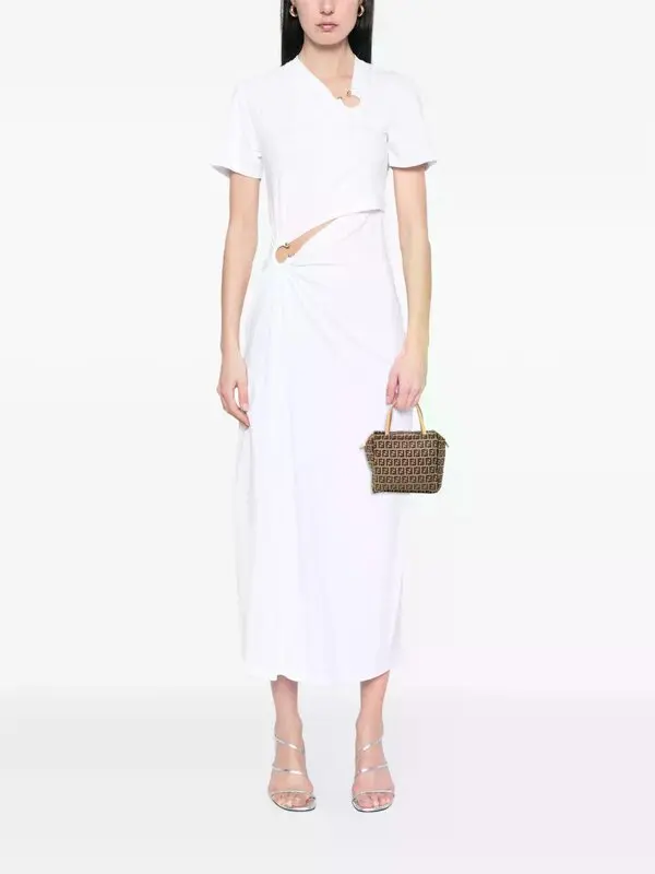 Fendi 2000-2010 Mini Zucchino Canvas Handbag - Neutrals