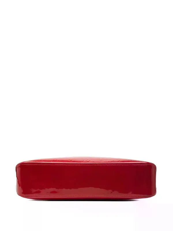 LOUIS VUITTON Monogram Vernis Brentwood Tote Bag - Red