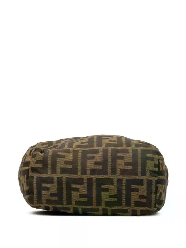 Fendi 1990-2010 Mini Zucca Canvas Handbag - Brown