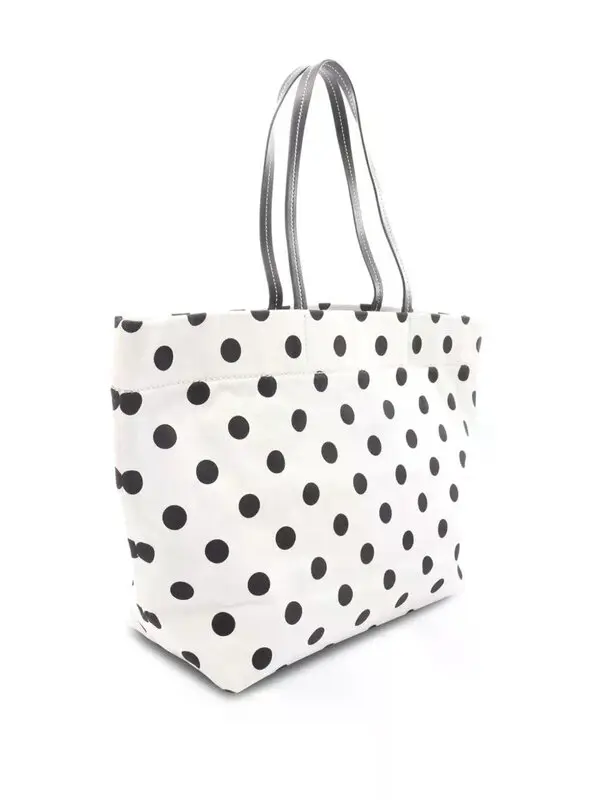 Miu Miu Printed Canvas Tote Bag