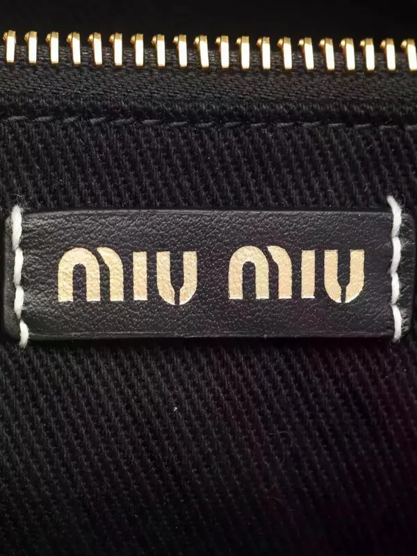 Miu Miu Printed Canvas Tote Bag