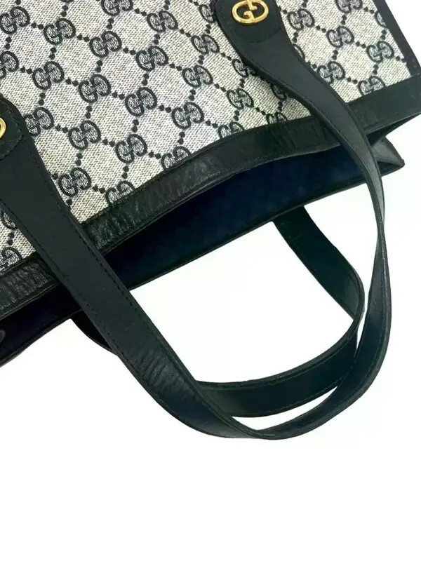 Gucci Gg Supreme Web Handbag - Neutrals