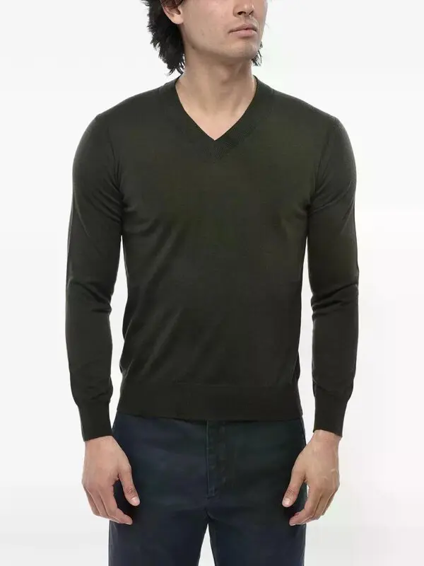 PAOLO PECORA V-neck Wool Sweater