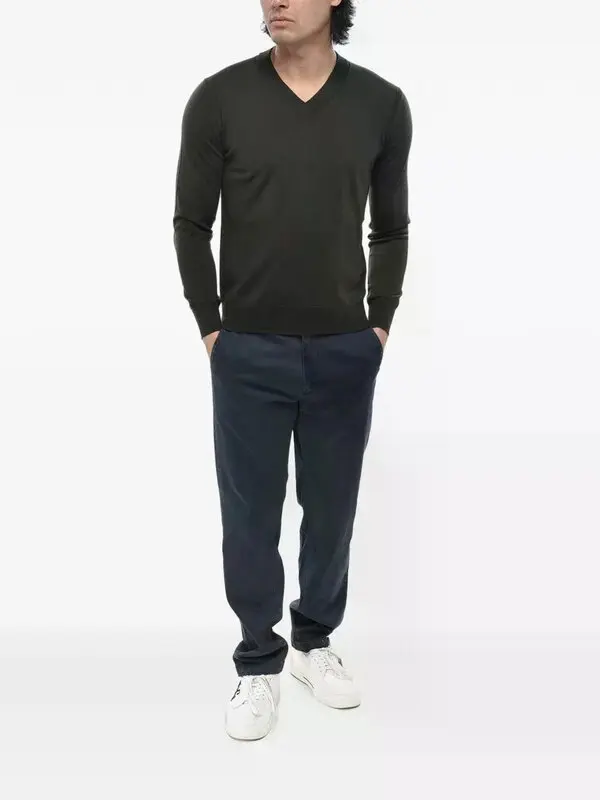 PAOLO PECORA V-neck Wool Sweater