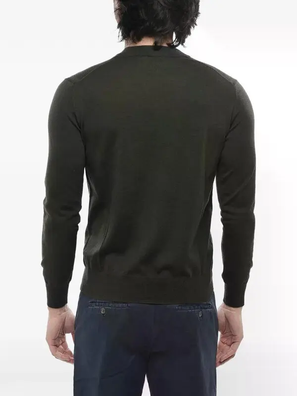 PAOLO PECORA V-neck Wool Sweater