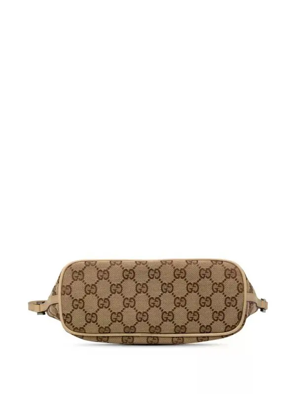 Gucci Gg Canvas Boat Shoulder Bag - Neutrals