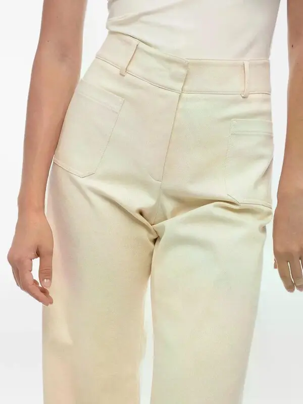 QL2 QUELLEDUE Patch Pocket Wide Leg Trousers
