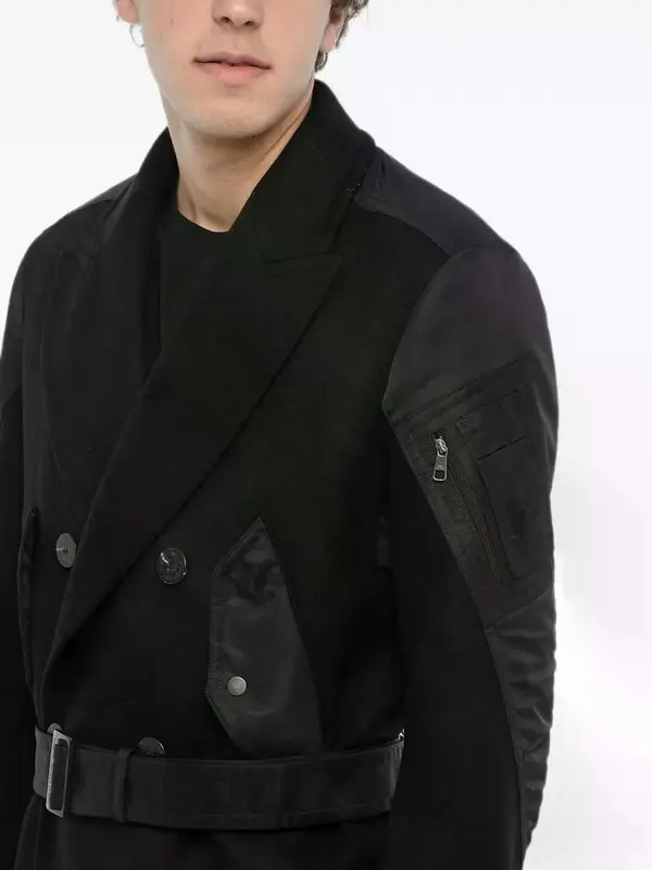 Neil Barrett Belted Hybrid Trench Coat