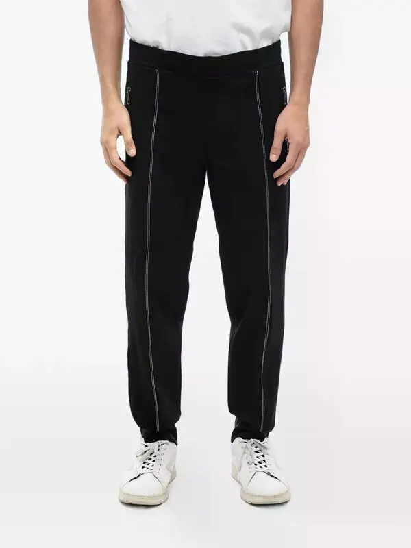 Neil Barrett Tape-detail Track Pants - Black