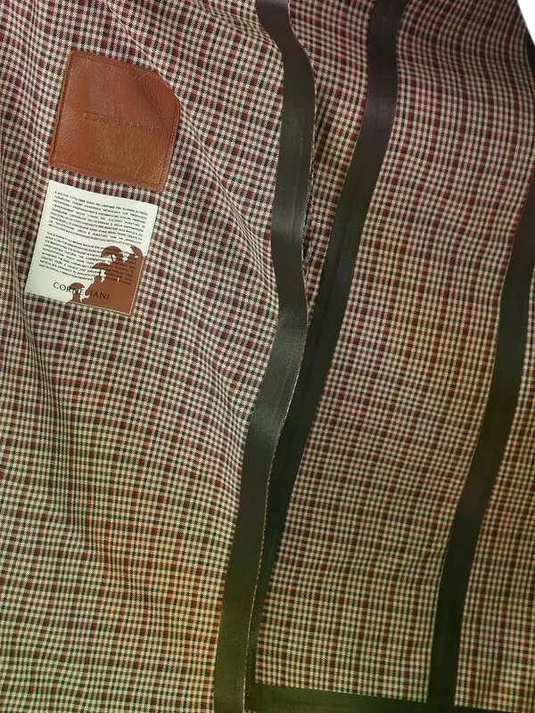 Corneliani Checked-pattern Single-breasted Coat