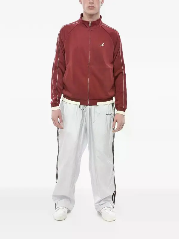 AWAKE NY Embroidered Logo Zip-up Track Jacket