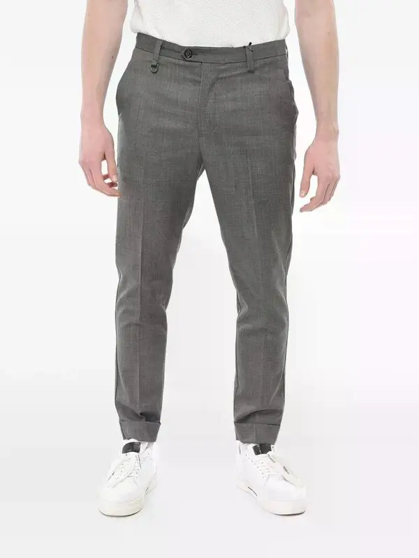 PAOLO PECORA Tailored Trousers - Grey