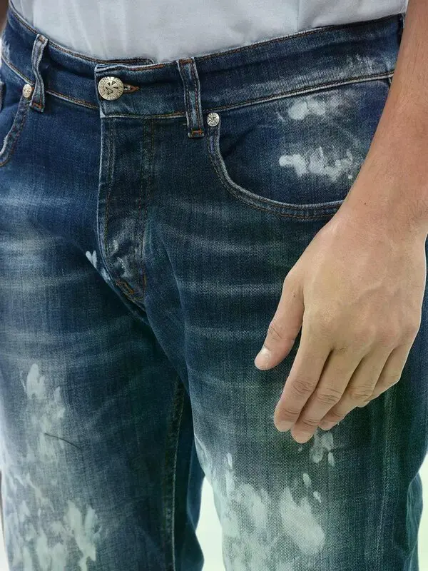 John Richmond Mick Bleached-effect Jeans