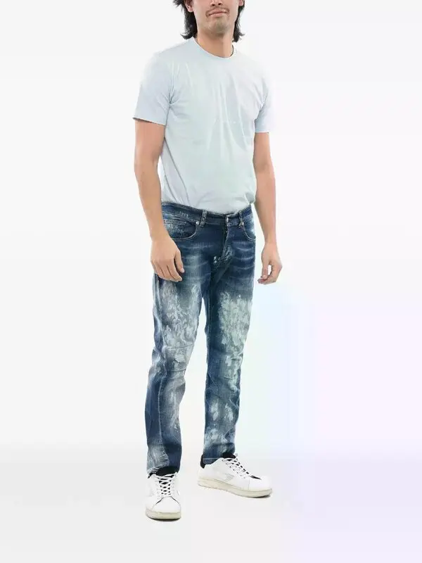 John Richmond Mick Bleached Effect Jeans