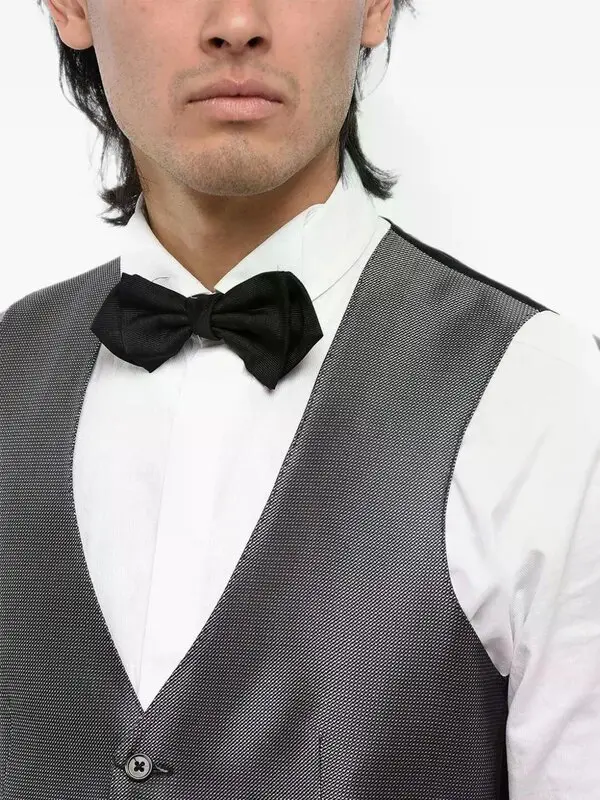 Corneliani Single-breasted Silk Waistcoat