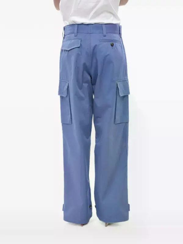 Marni Cotton Cargo Pants With Drawstring Detail