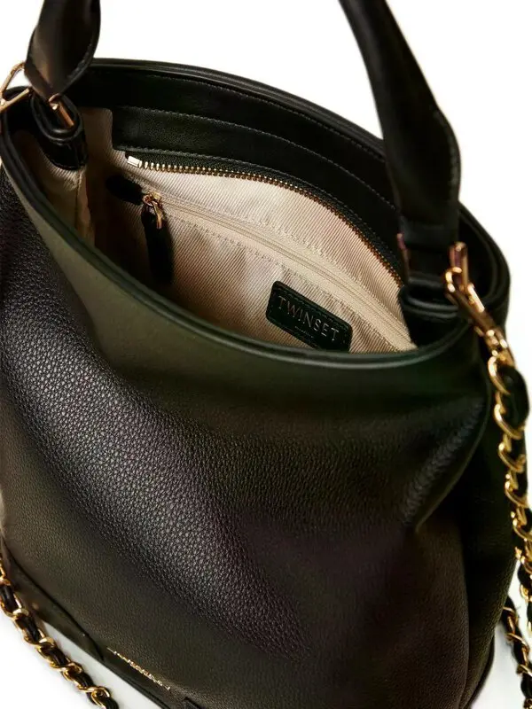 TWINSET Convertible Chain Strap Bucket Bag