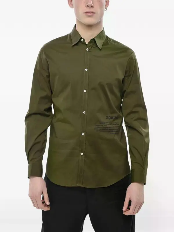 Dsquared2 Logo-print Long-sleeve Shirt